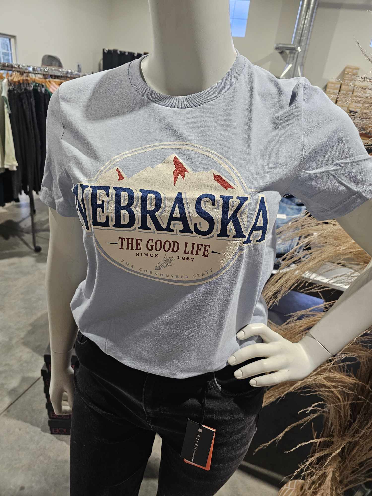 Nebraska The Good Life T – Blair Blue Bonnet Boutique