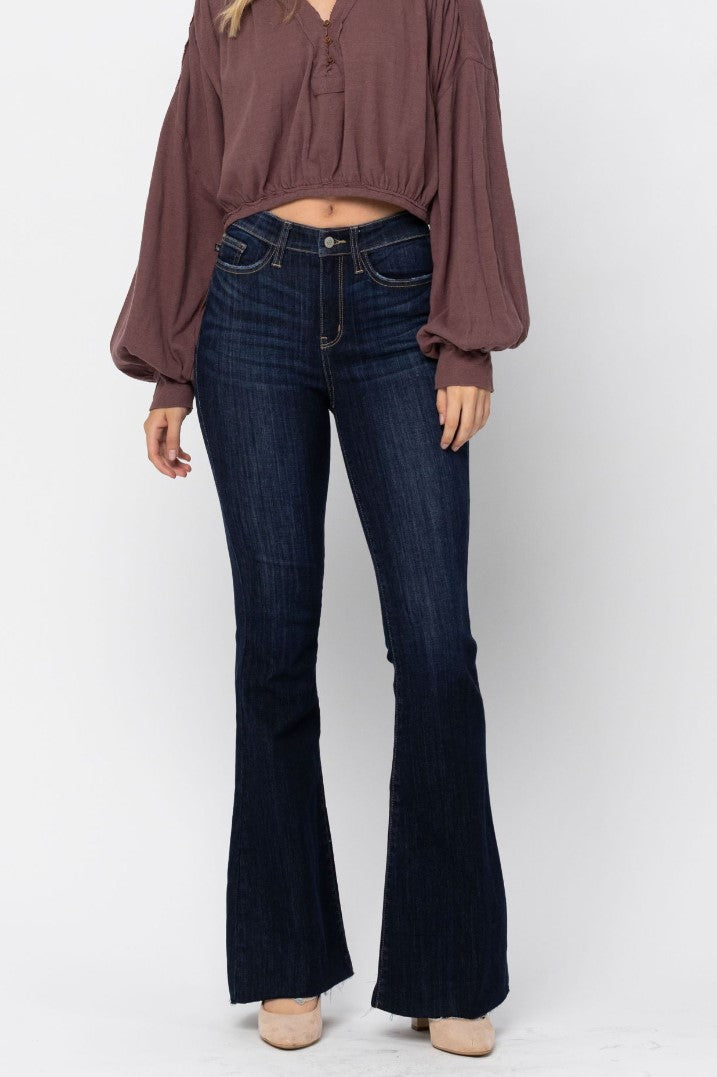 Judy Blue Dark Wash Flare – Blair Blue Bonnet Boutique